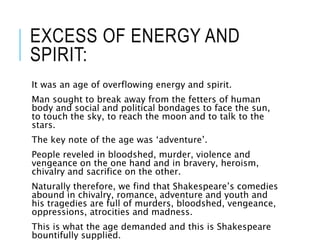 William shakespeare (Age and works) | PPTX