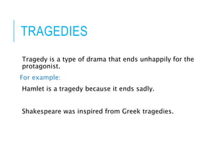William shakespeare (Age and works) | PPTX