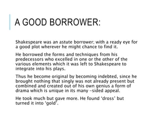 William shakespeare (Age and works) | PPTX