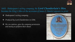 William Shakespeare: Brief History of His Era | PDF