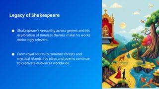 William Shakespeare's Contribution to English Literature | PPTX