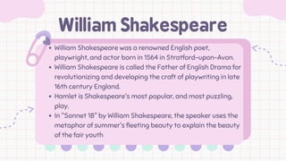 william shakespeare slide presentation disscussion | PDF