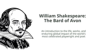 William Shakespeare.pptx for board exam Share William Shakespeare: The ...