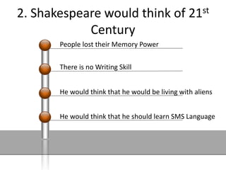 William shakespeare assignment | PPT