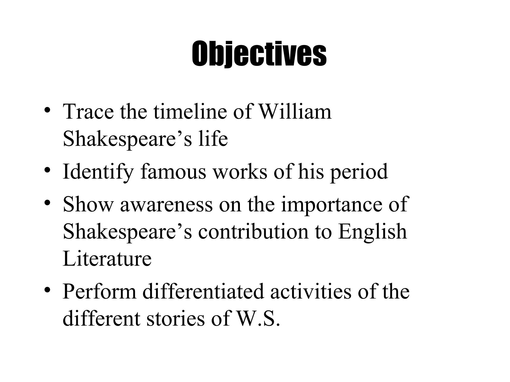 William Shakespeare | PPT