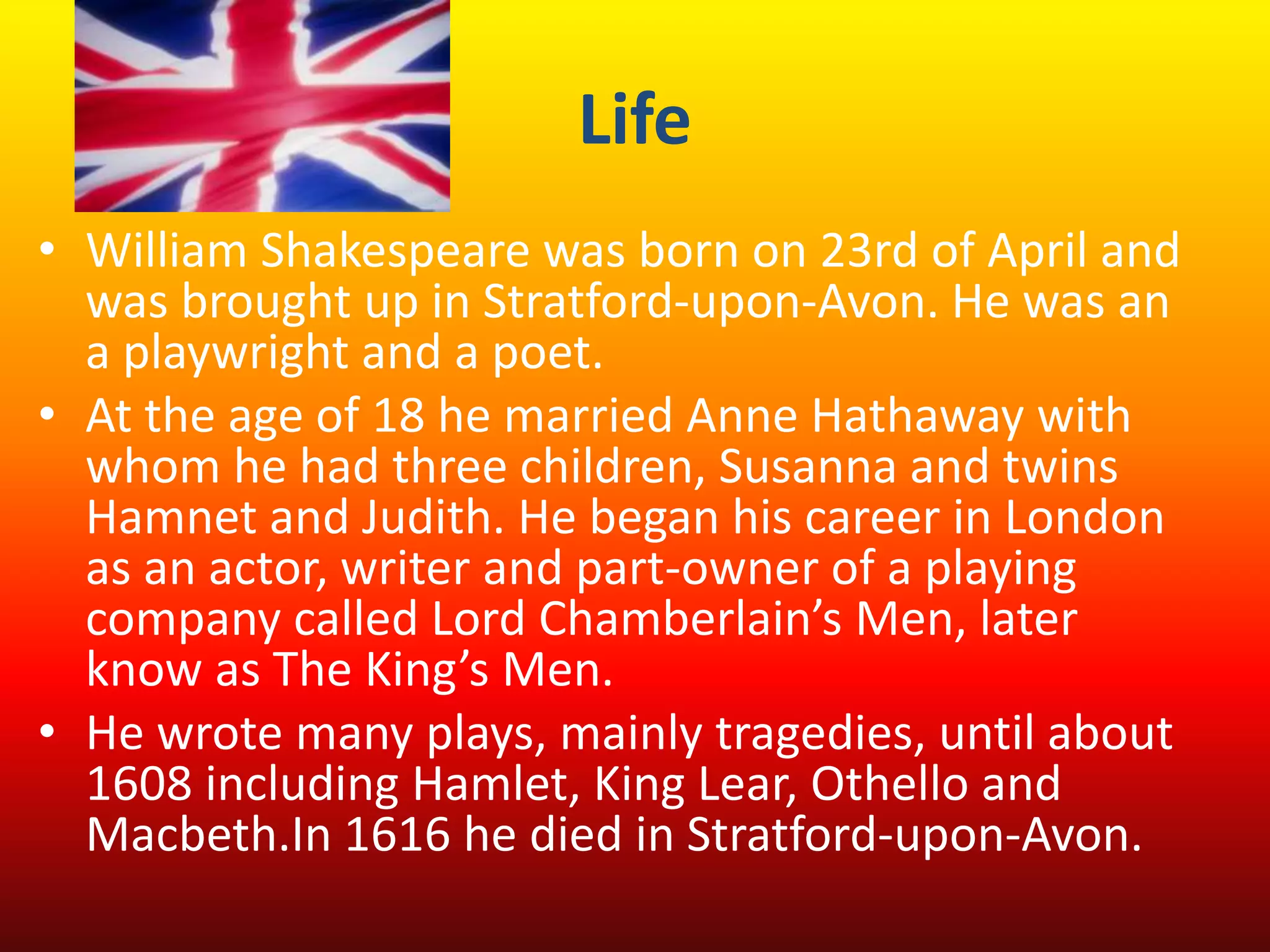 William Shakespeare | PPT