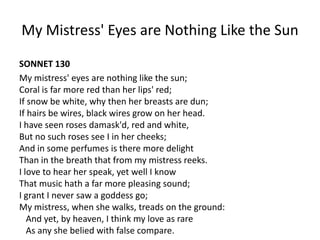 William shakespeare the renaissance | PPTX