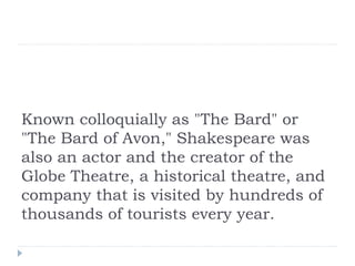 William shakespeare 1 | PPTX