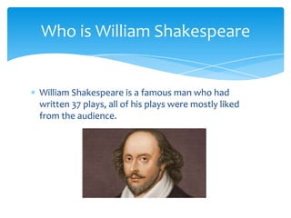 William shakespeare | PPTX