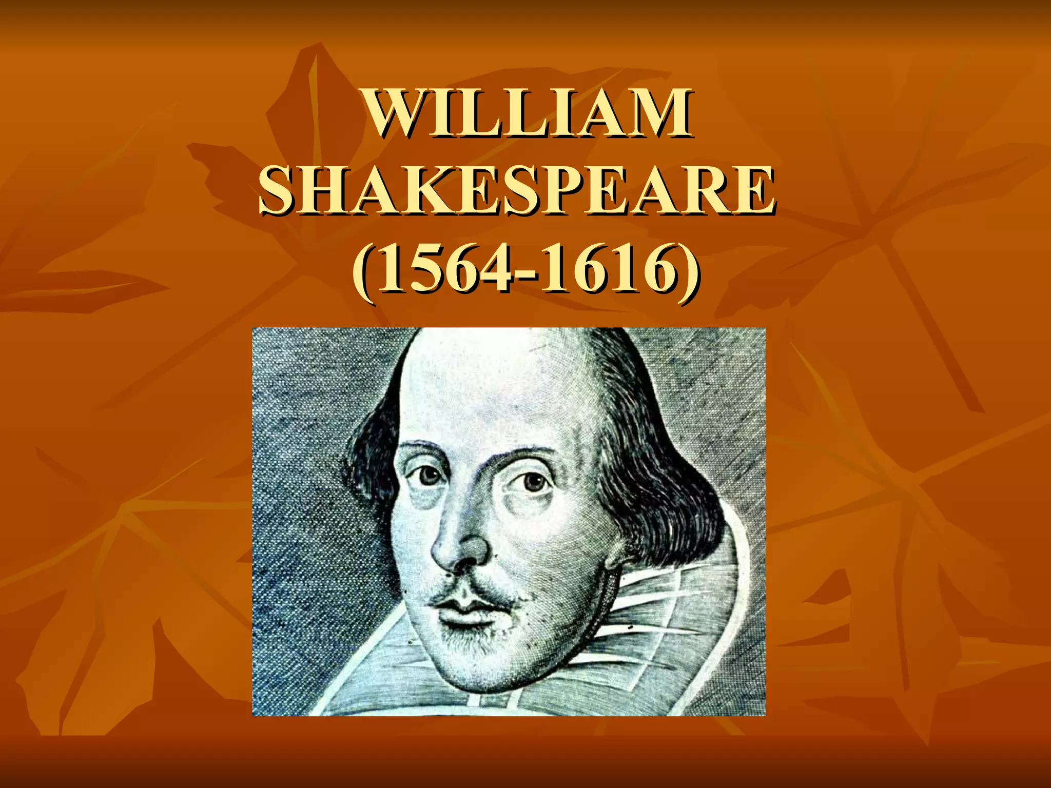 William shakespeare (1564 1616) | PPT | Theater Venues | Attractions