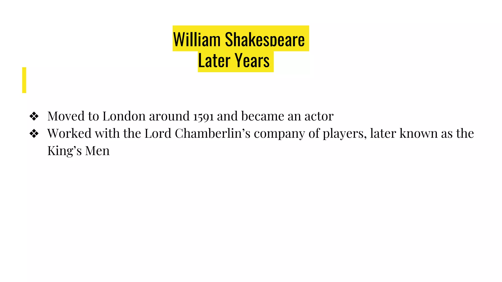 William Shakespeare | PPT