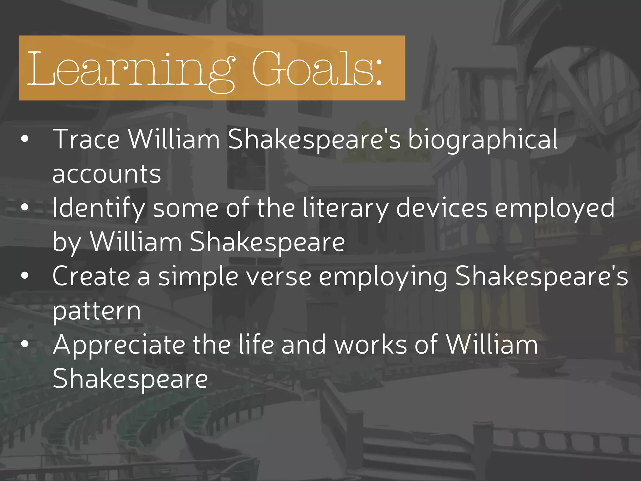 The Biography of William Shakespeare and His Writings | PDF