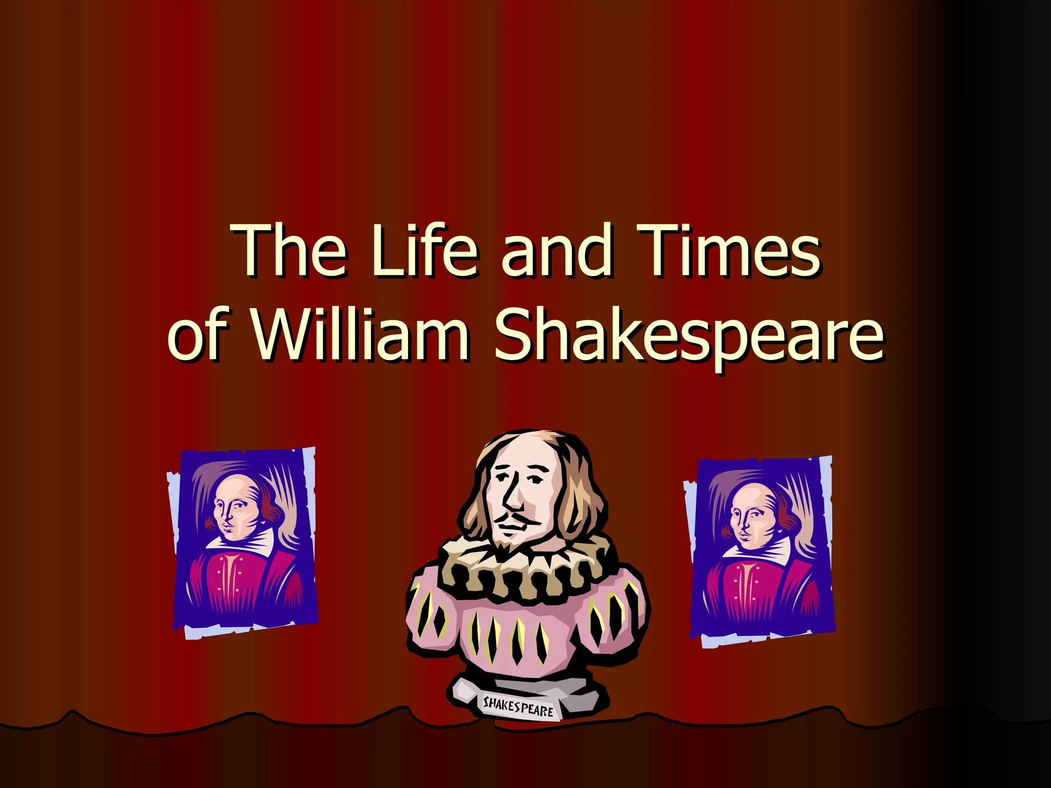 William Shakespeare Background | PPT