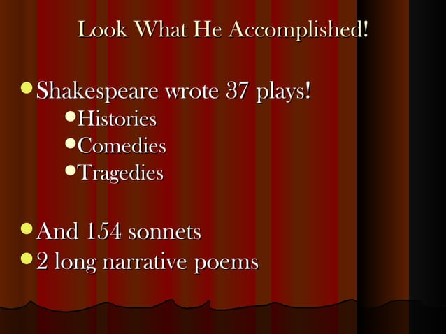 William shakespeare background | PPT