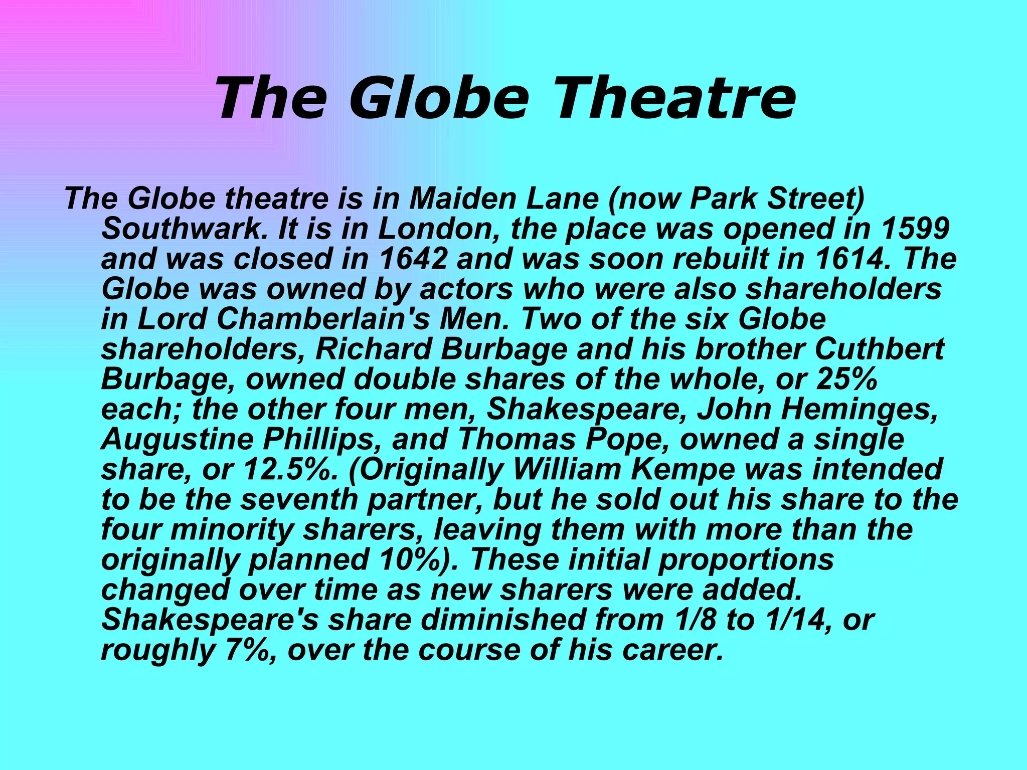 William shakespeare biography | PPT