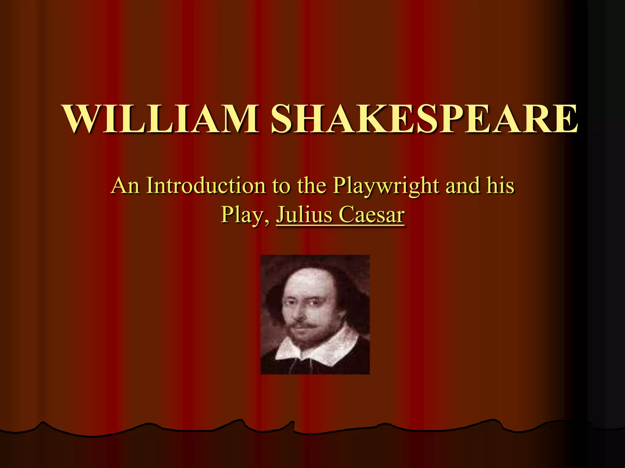William shakespeare julius caesar | PPT