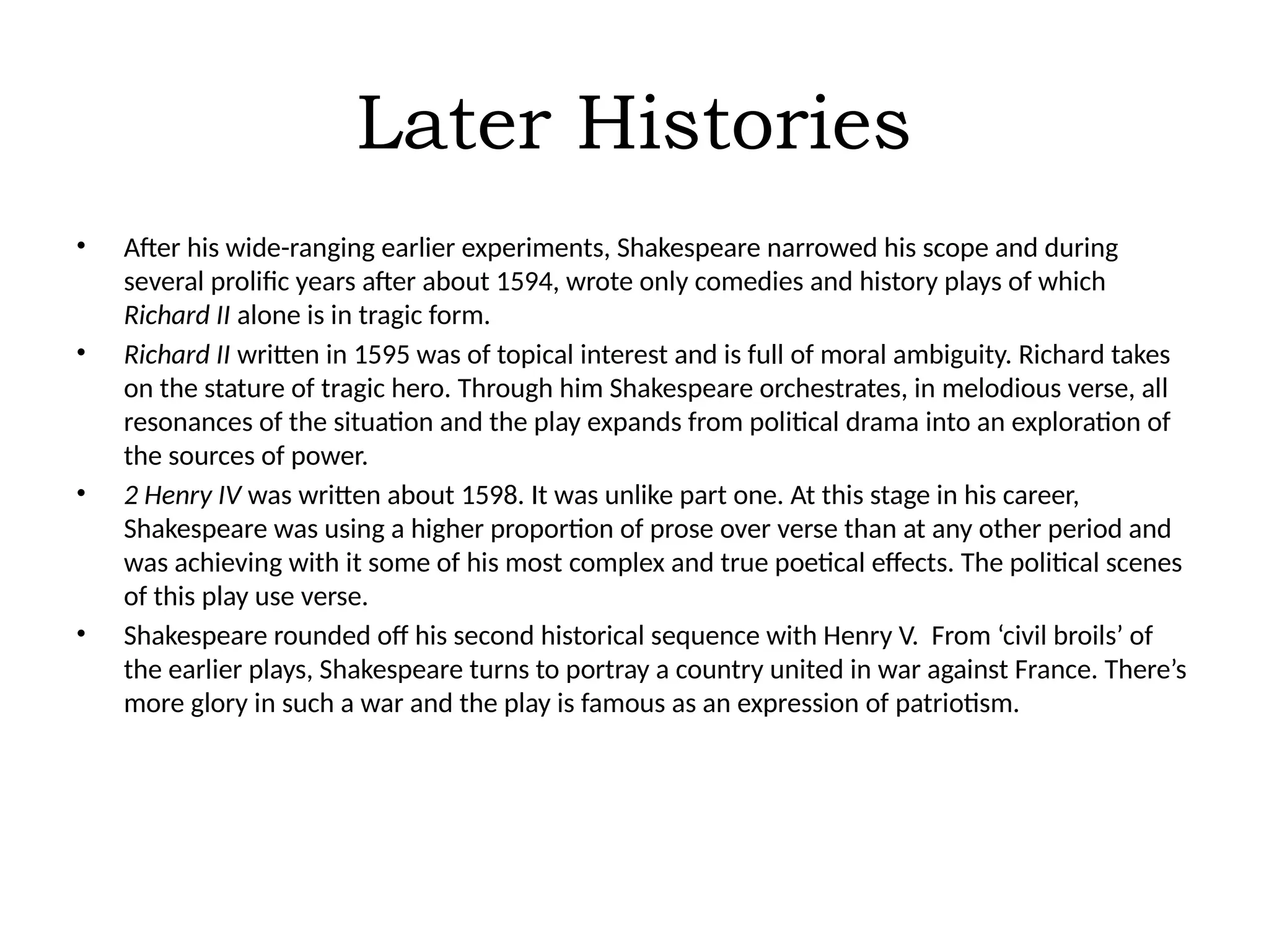 William Shakespeare, his life description and works | PPTX