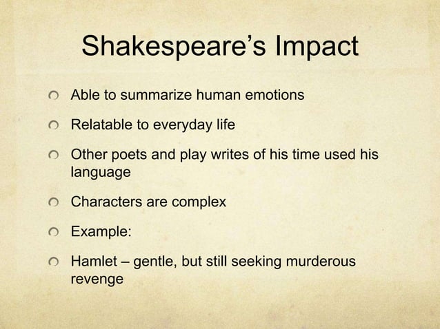 William Shakespeare Presentation | PPTX