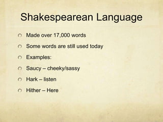 William Shakespeare Presentation | PPTX