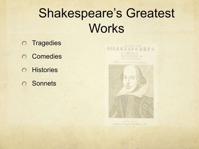 William Shakespeare Presentation | PPTX