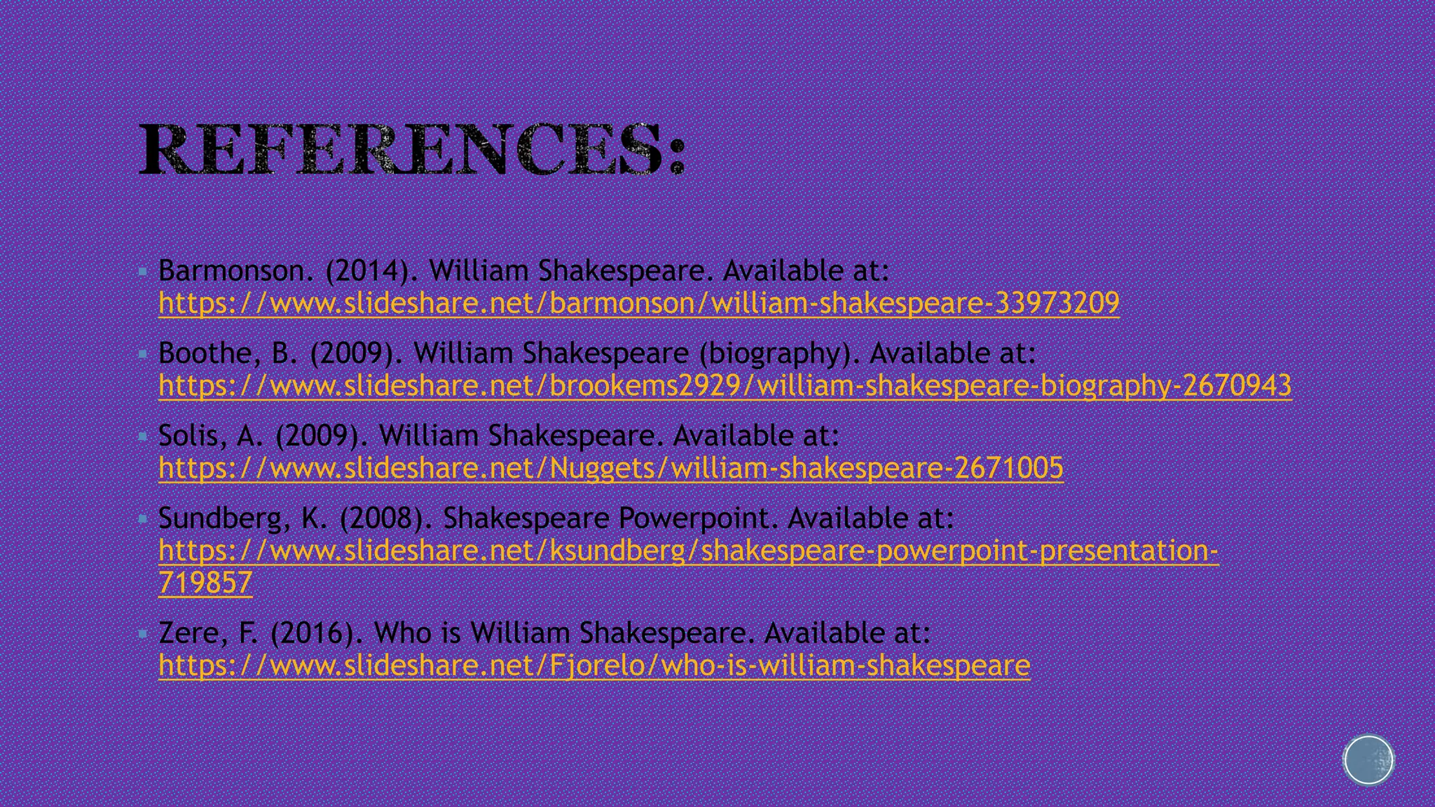 William shakespeare presentation tst 2020 | PPT