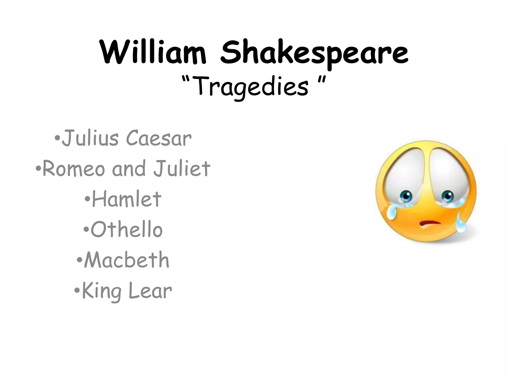 William shakespeare project english | PPTX
