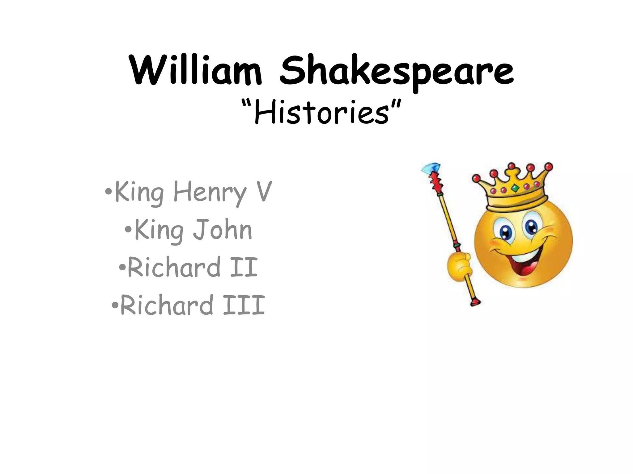 William shakespeare project english | PPTX