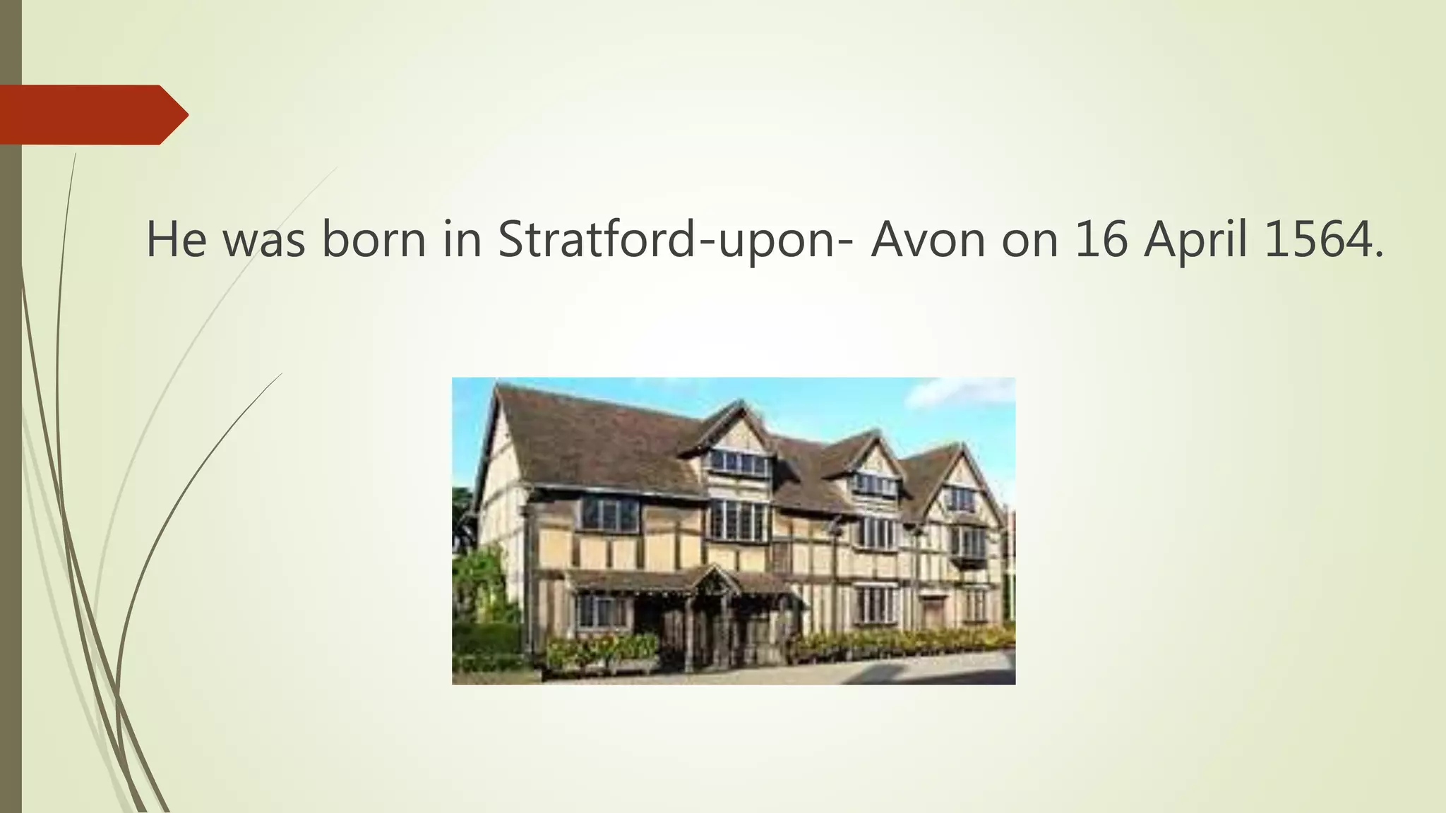 William Shakespeare’s biography | PPTX