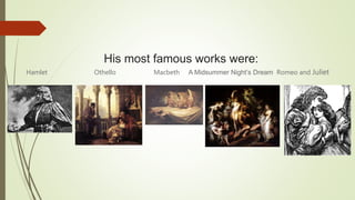 William Shakespeare’s biography | PPTX