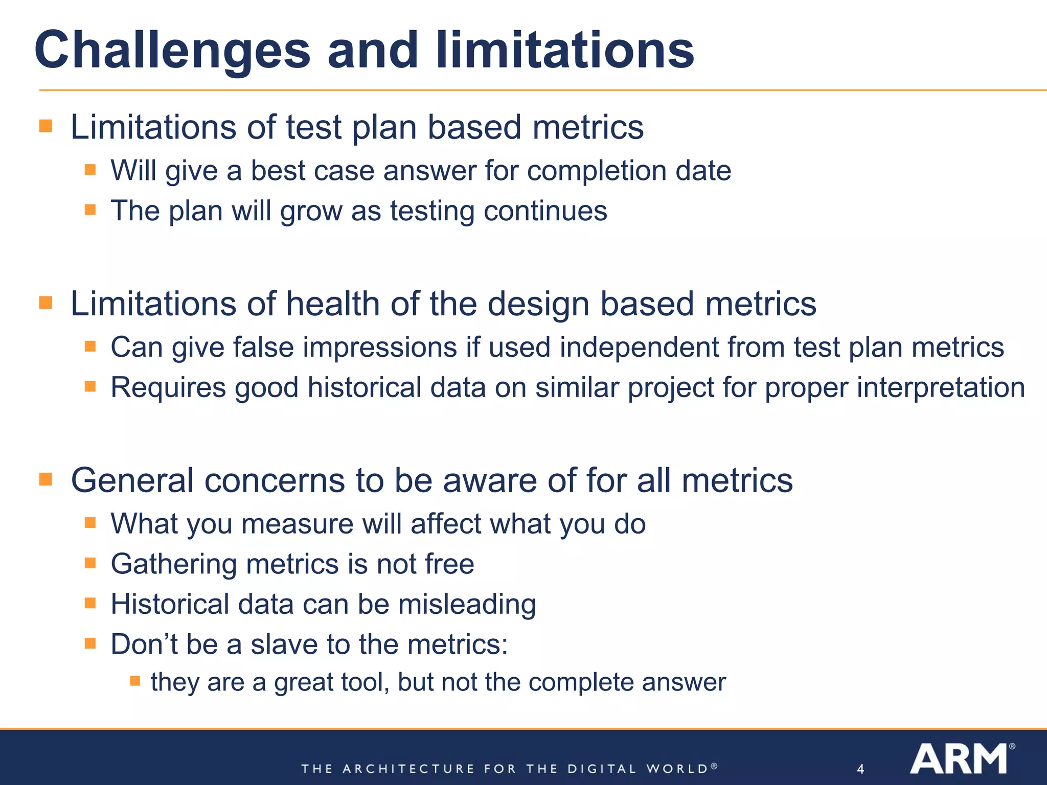 Williamson arm validation metrics | PPT