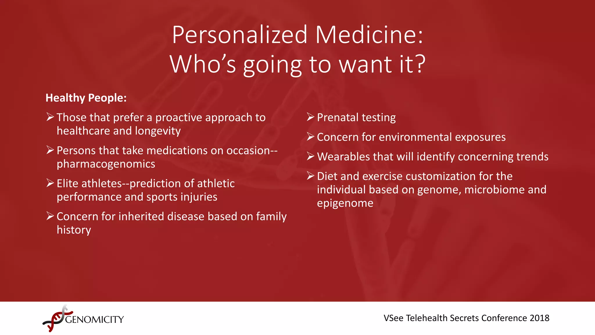 Genomic and Personalized Medicine: An Overview | PPTX