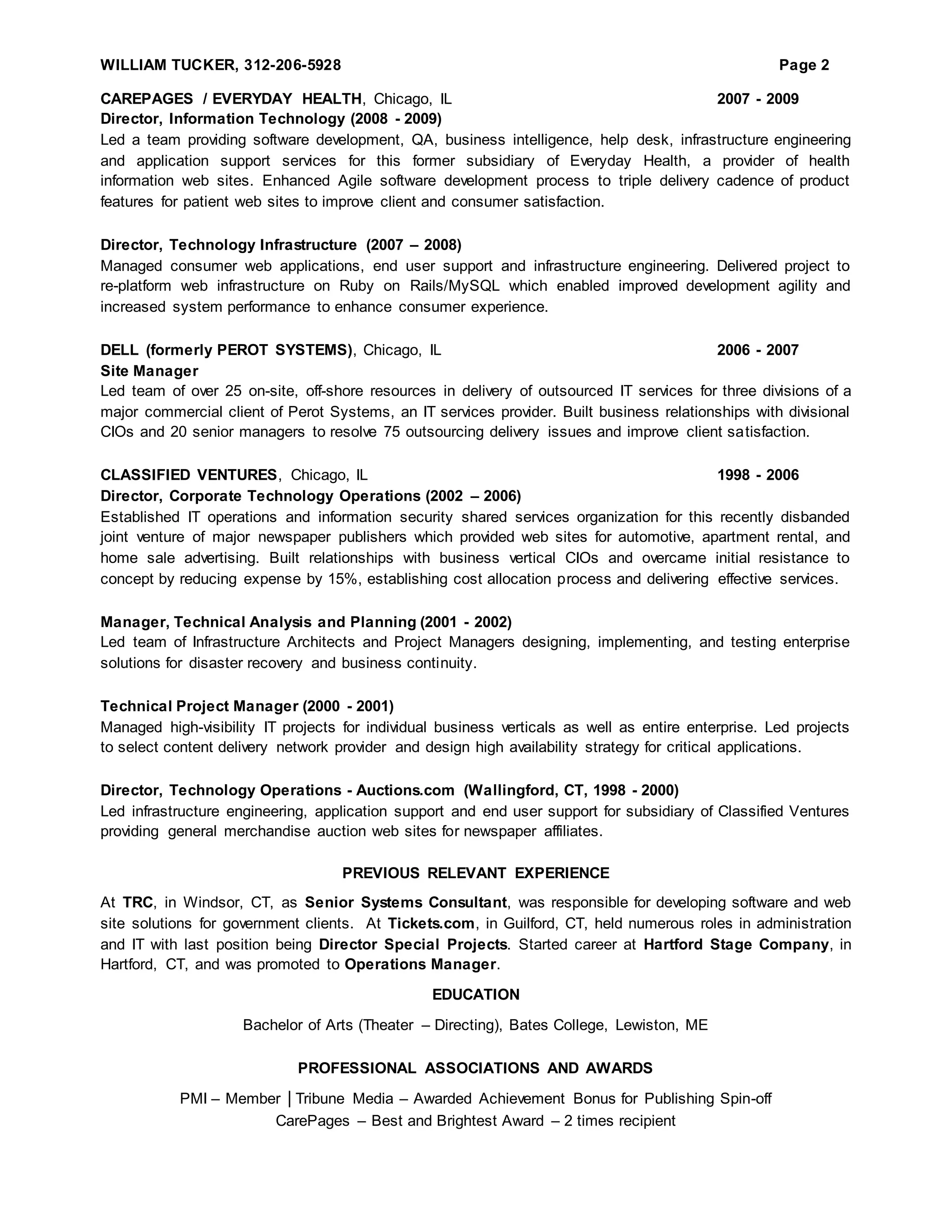 William tucker resume | DOCX