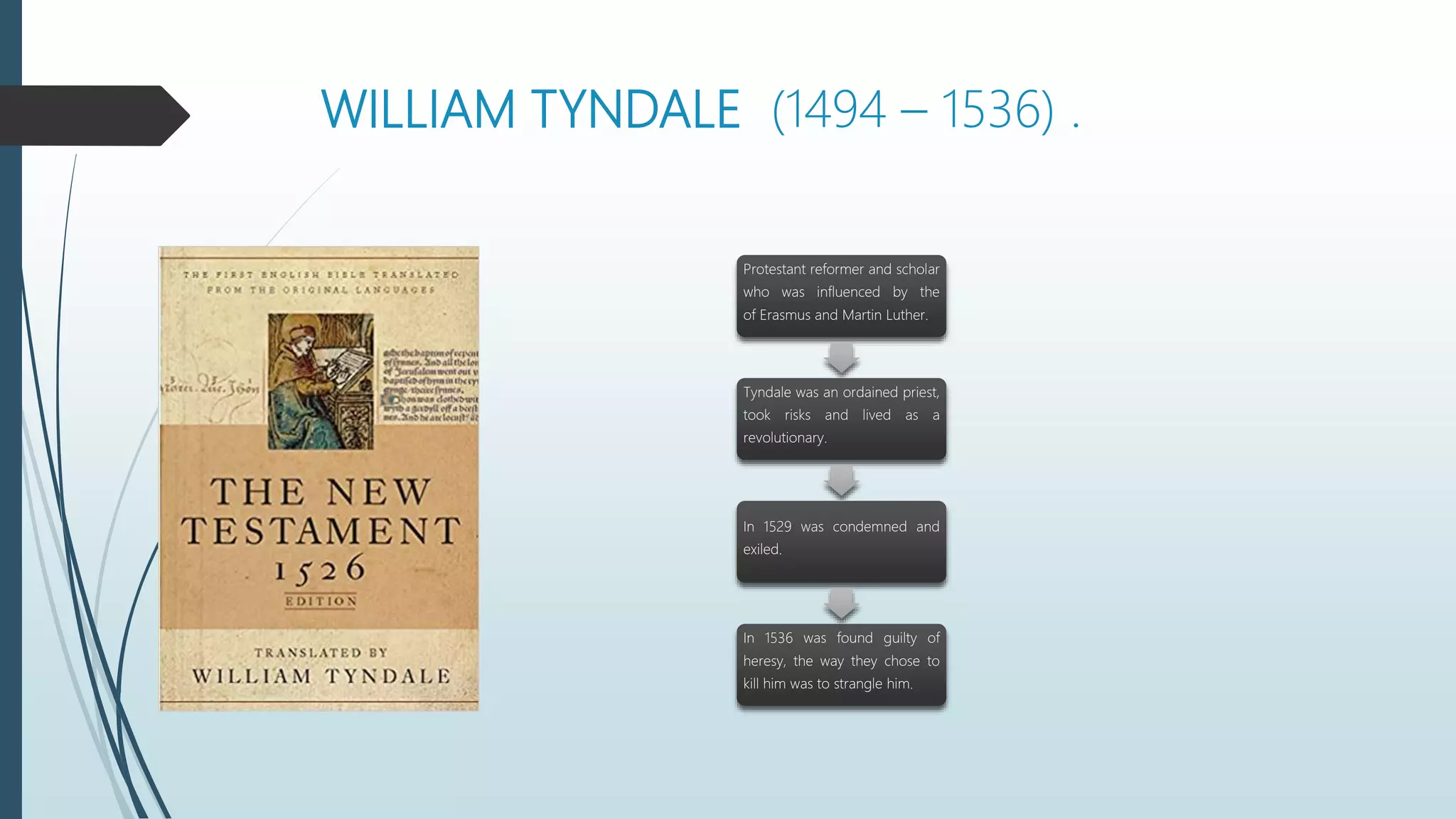 William Tyndale's Bible | PPT