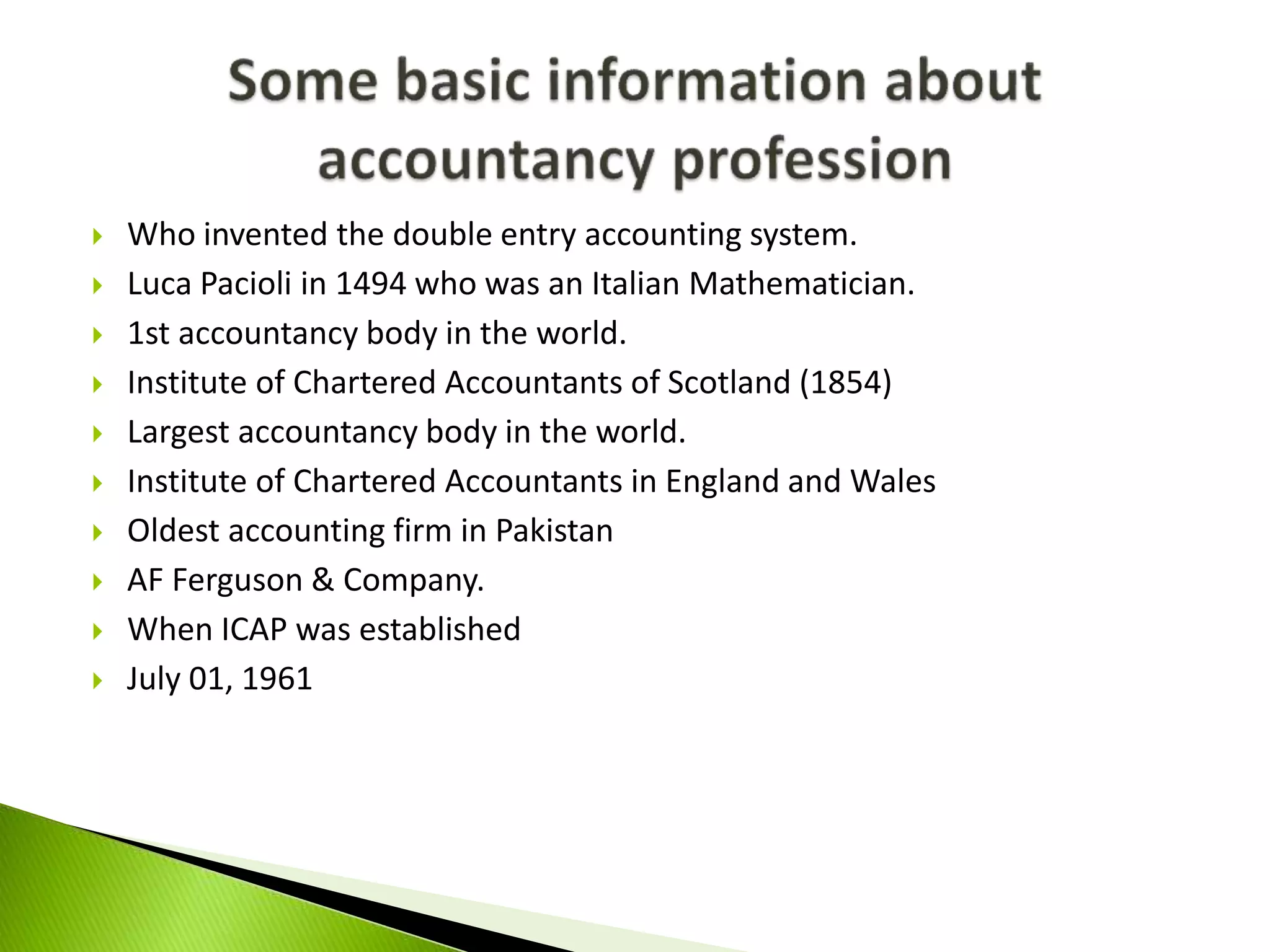 William welch deloitte and big 2 accountancy firms | PPTX