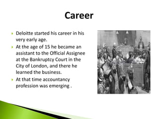 William welch deloitte and big 2 accountancy firms | PPTX