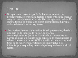 William wilson espacio y tiempo | PPTX