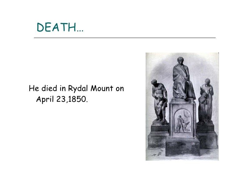 William Wordsworth Death Quotes