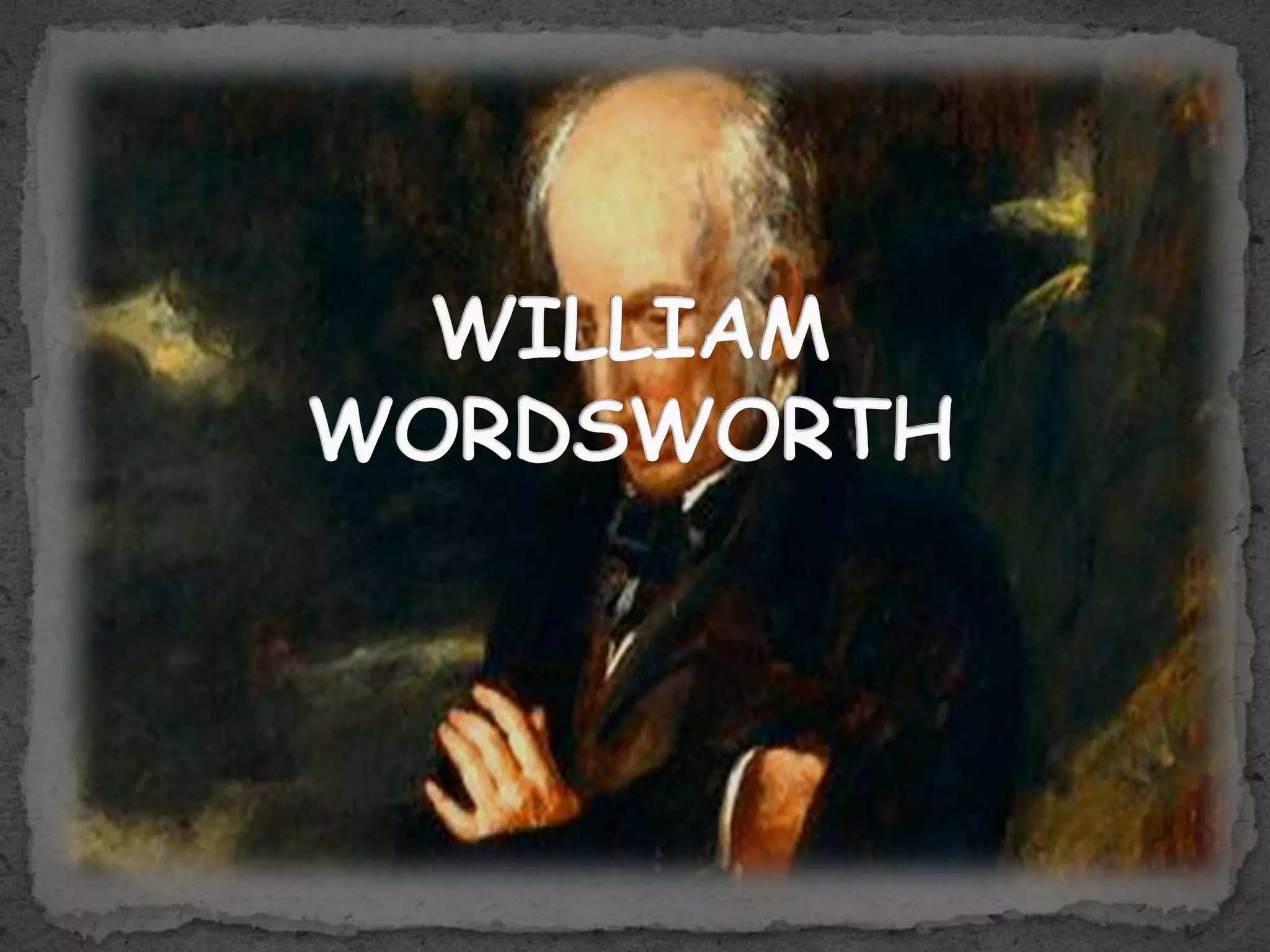 William wordsworth, daffodils | PPTX