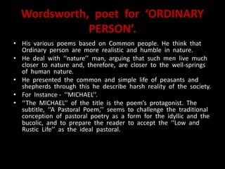 William wordsworth | PPTX