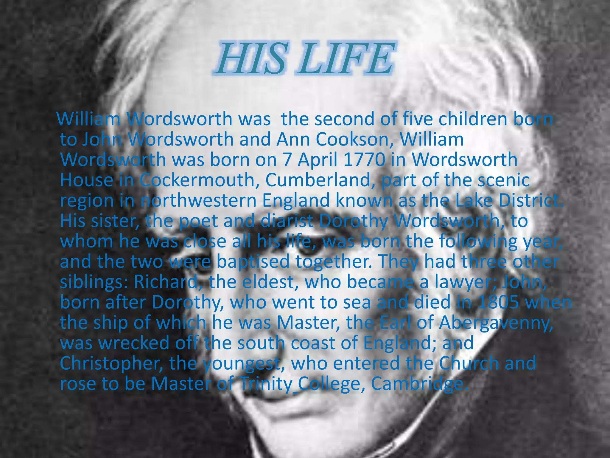 William wordsworth | PPTX