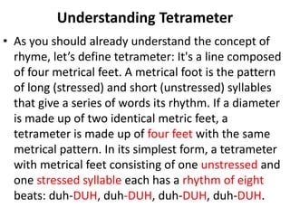 William wordsworth poetry lesson plan iambic tetrameter by the Turk | PPTX