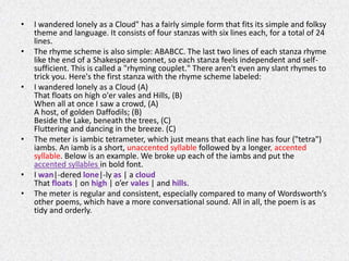 William wordsworth poetry lesson plan iambic tetrameter by the Turk | PPTX