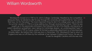 William Wordsworth.pptx | Poetry | Books and Literature