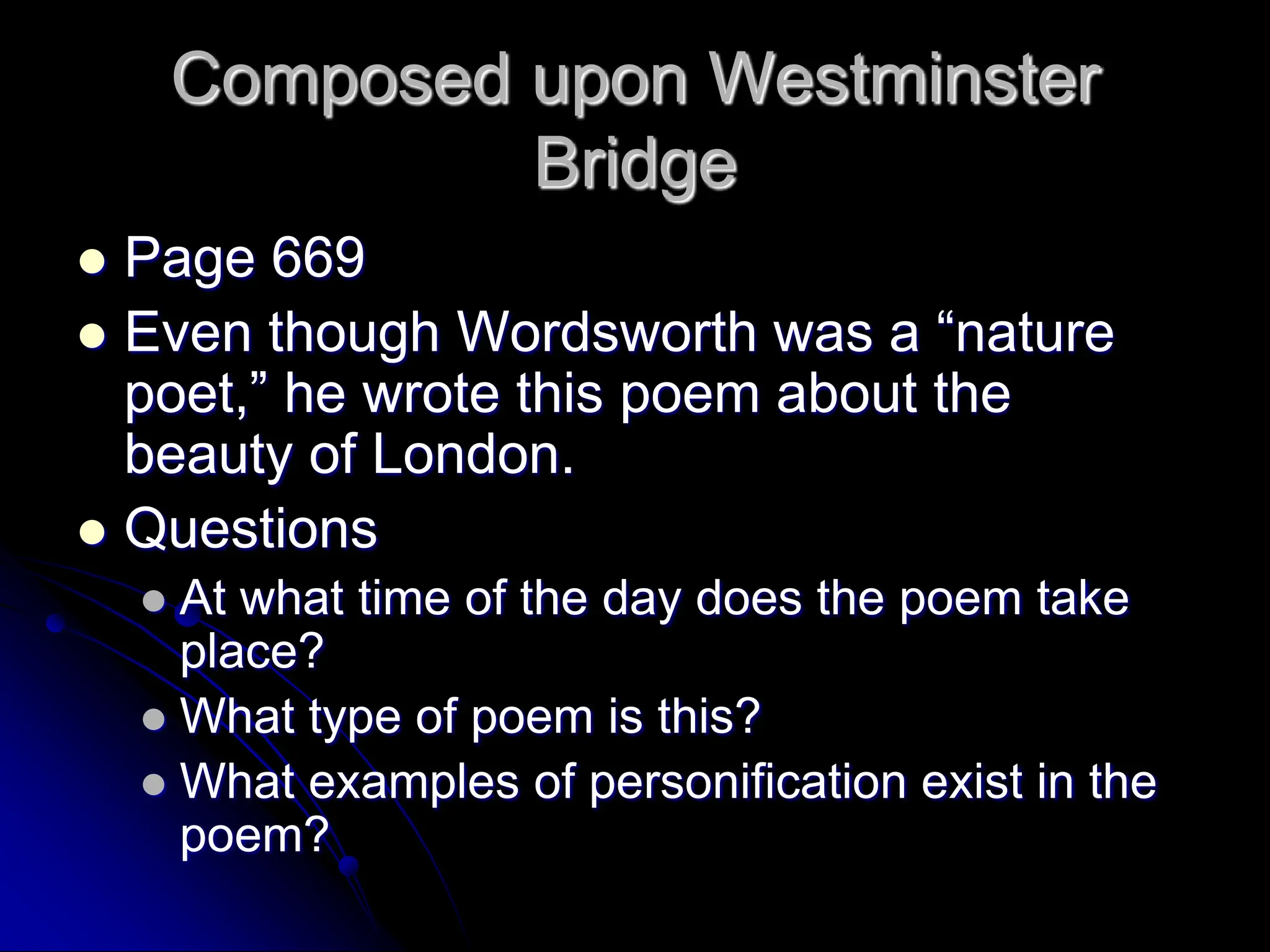 William Wordsworth life and works .pptxx | PPT