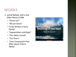 William Wordsworth | PPTX