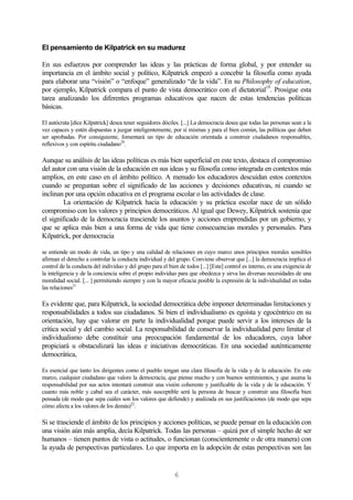 Biografía de Willian Heard Kilpatrick autor de Project Method | PDF