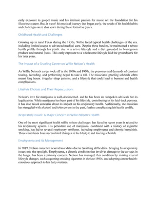 Willie Nelson Health: A Comprehensive Insight into the Life and Well ...