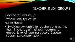 collaborative professional development ppt | PPTX