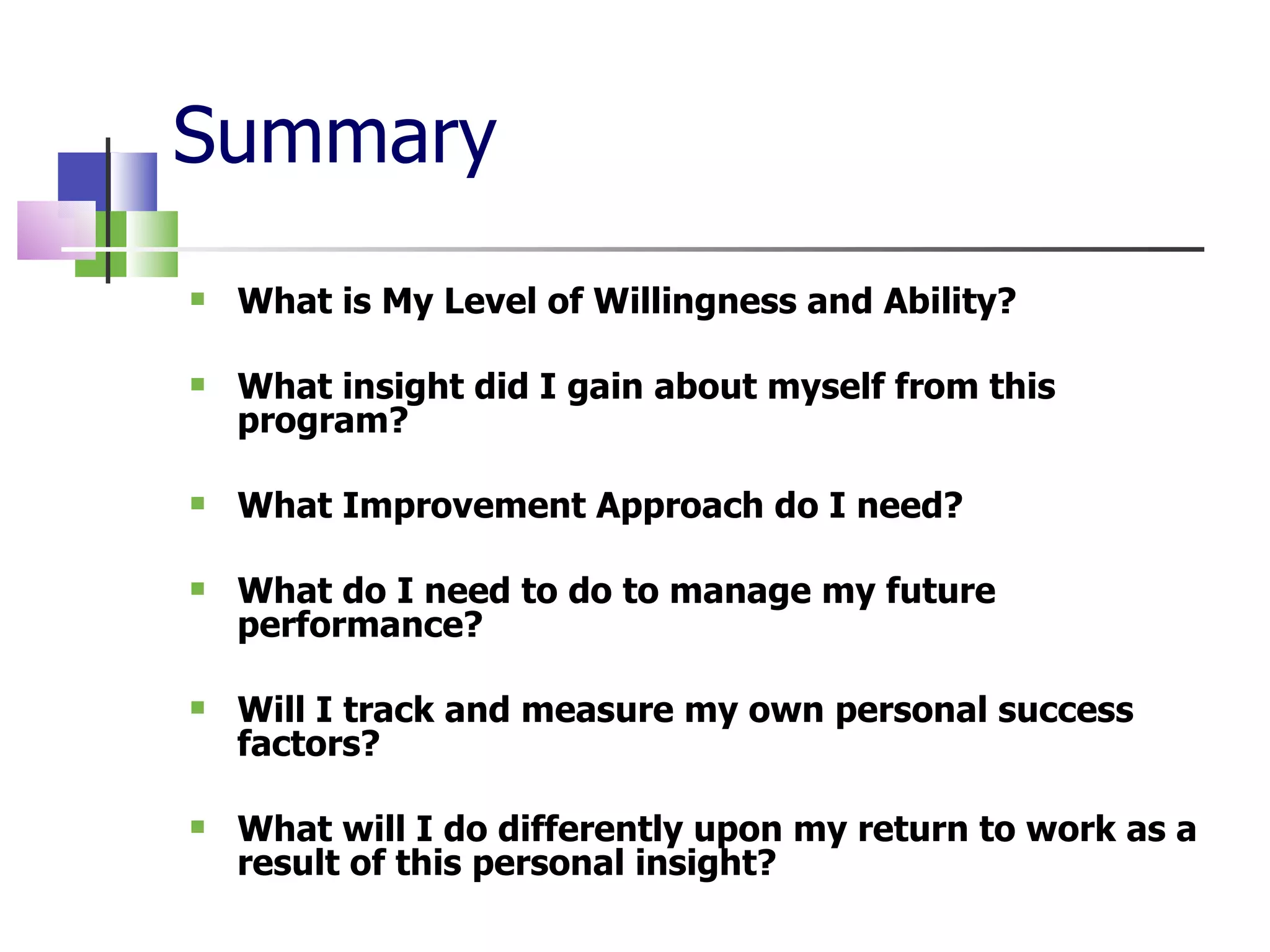 Willingness And Ability | PPT