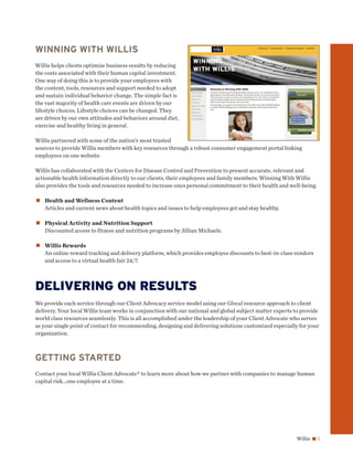 Willis - Human Capital Practice Brochure | PDF